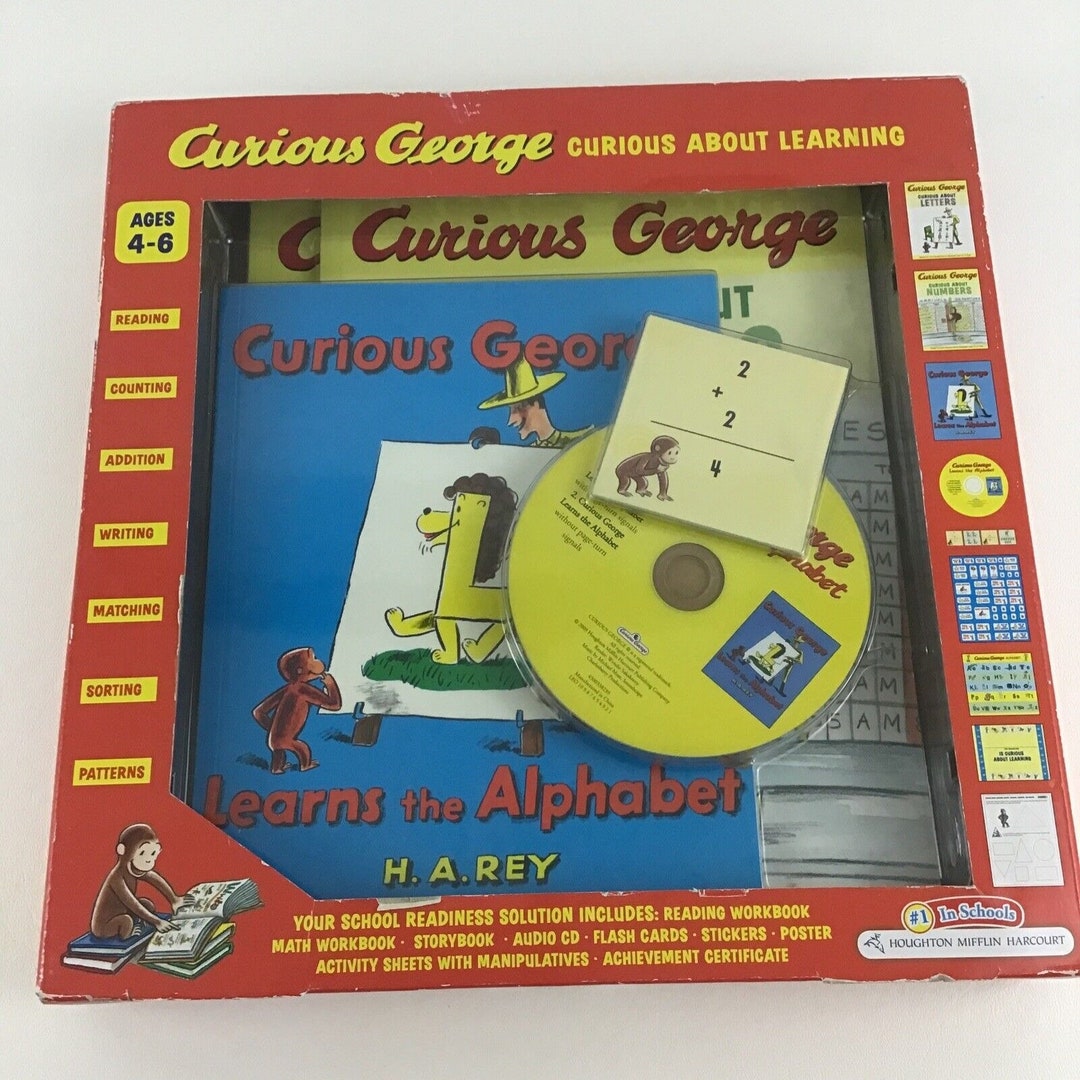 Curious George Curious About Learning School Readiness Kit Workbooks ...