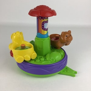 Vtech Go Go Smart Friends Spin Around Sounds Carnival Ride Carousel ...