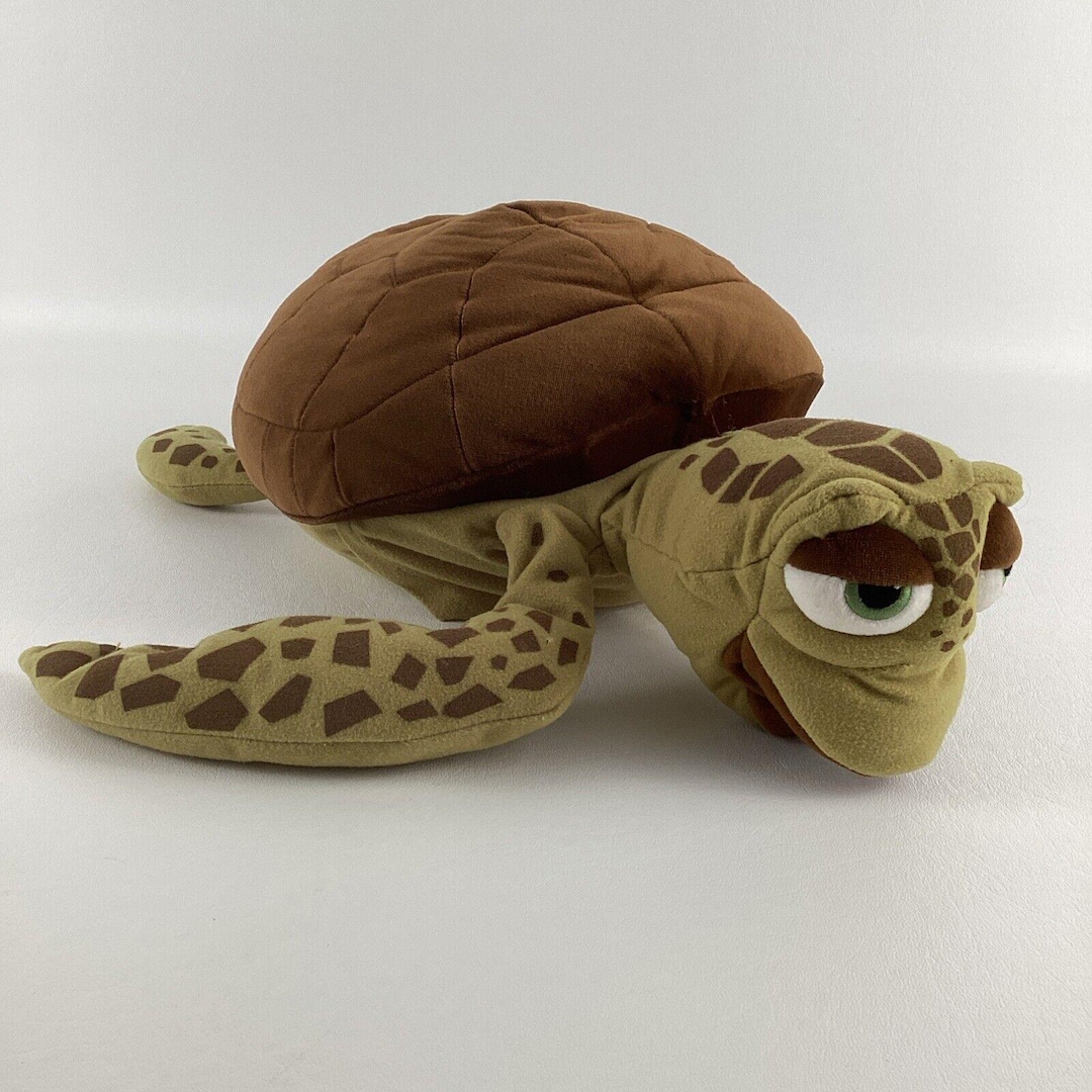 Disney Store Finding Nemo Dory Crush Sea Turtle 15" Plush Stuffed Toy ...