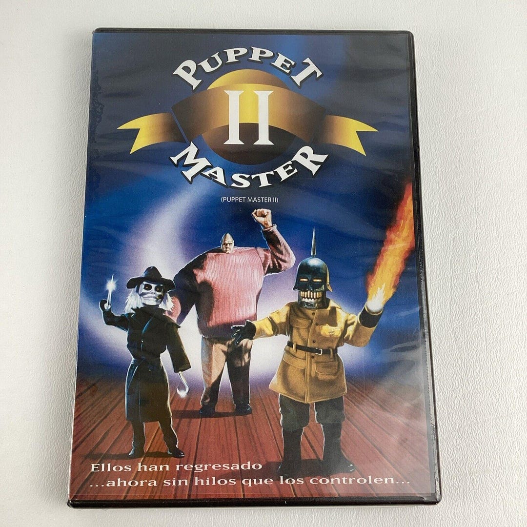 Puppet Master II Movie DVD Halloween Horror Bonus Features New Sealed ...