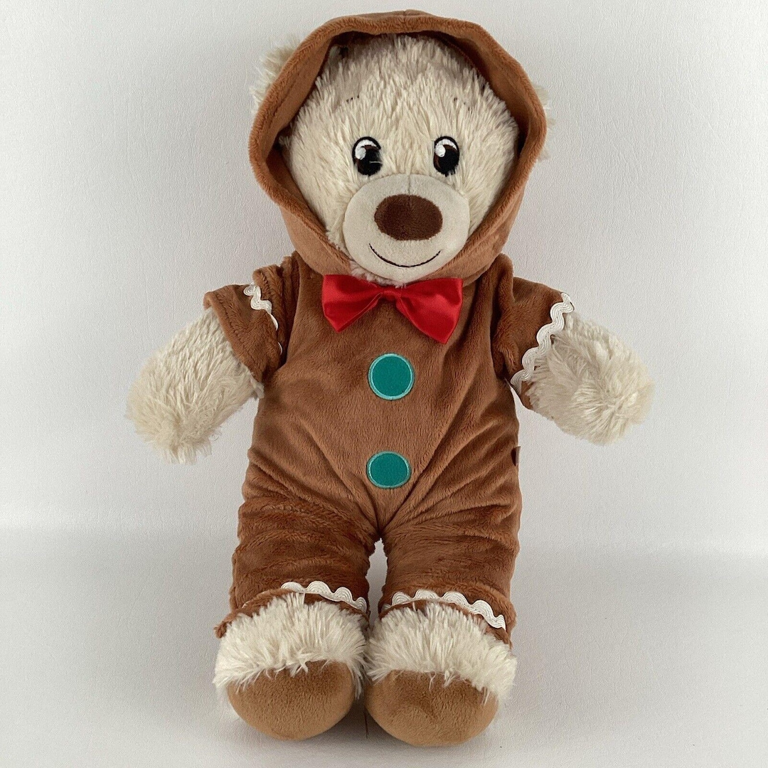 Build A Bear Workshop Plush Stuffed Animal 16" Gingerbread Man Costume ...