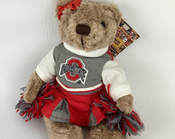 Herrington Teddy Bears Ohio State Buckeyes Cheerleader 10" Plush ...