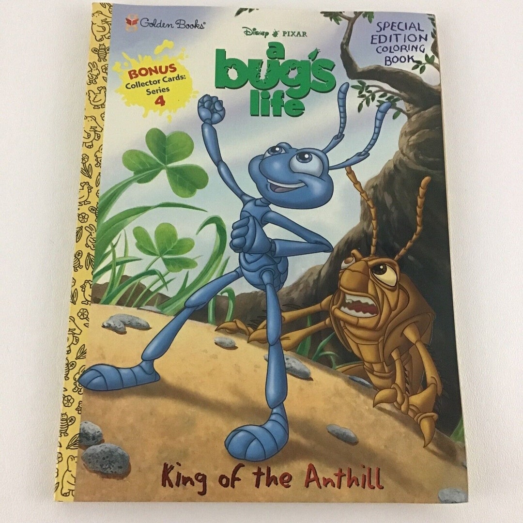 Disney Pixar A Bug's Life Coloring Activity Book King of the Anthill ...