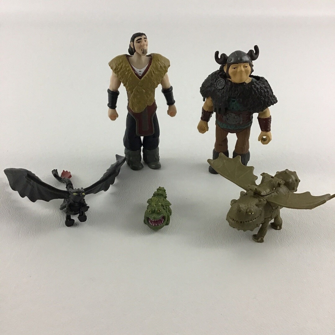 Dreamworks How to Train Your Dragon Figures Topper Lot Vikings ...