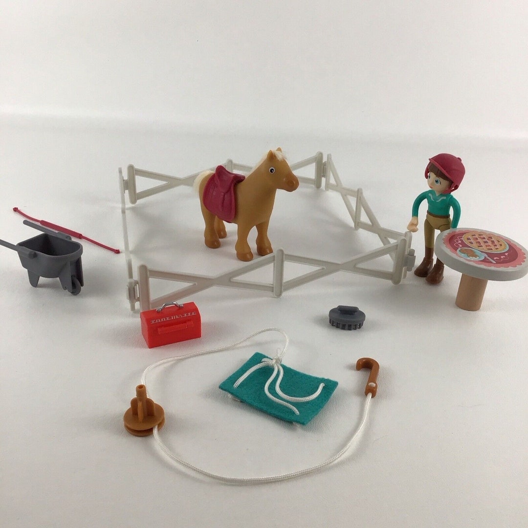 Hape Pony Club Ranch Playset Action Figure Doll Horse Fence - Etsy