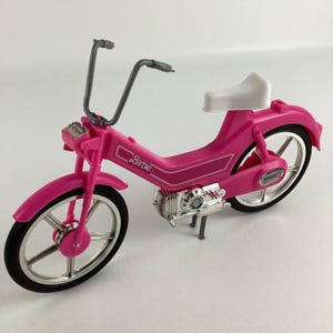 Barbie Doll Motor Bike Moped Scooter Kickstand Pink Vintage 1983 Mattel ...