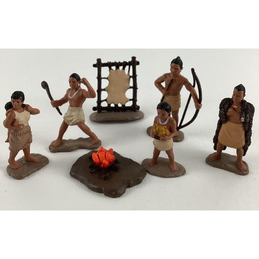 Safari Powhatan Indians Toob Action Figures Lot Warrior Pocahontas ...