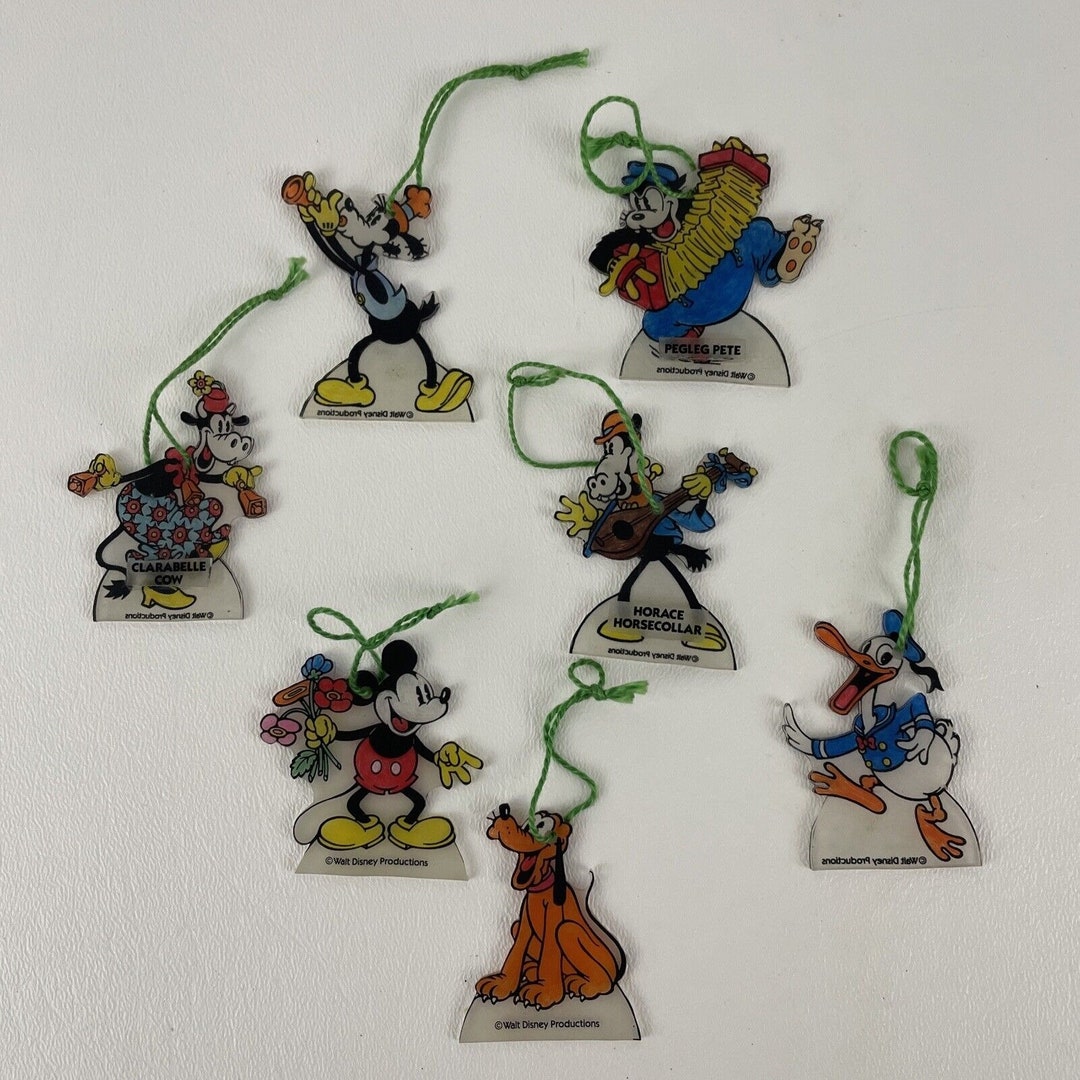 Shrinky Dinks Mickey Mouse 7pc Lot Christmas Ornaments Colorforms ...