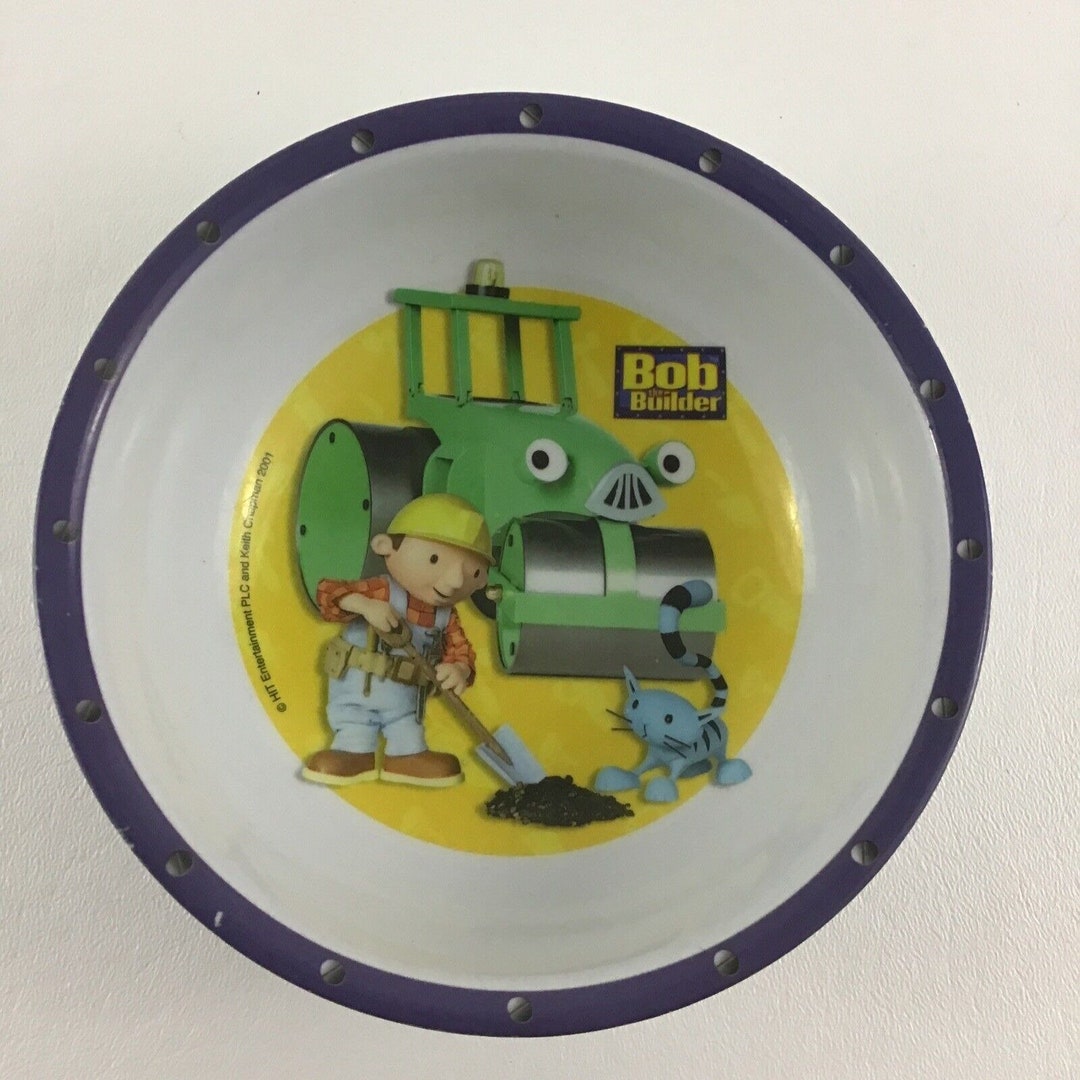 Bob the Builder Bowl Children Dinnerware Food Serving Cereal - Etsy