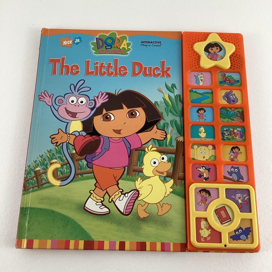 Dora the Explorer Interactive Play A Sound Book the Little Duck Nick Jr ...