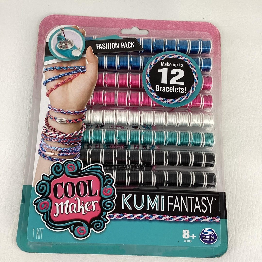 Cool Maker Kumi Kreator Fantasy Fashion Pack Bracelet Making Kit Spools ...