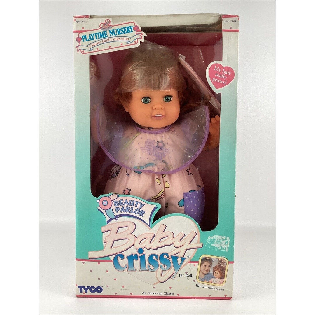 Baby Crissy Beauty Parlor Tyco 16” Doll Hair Grows Playtime Nursery New ...