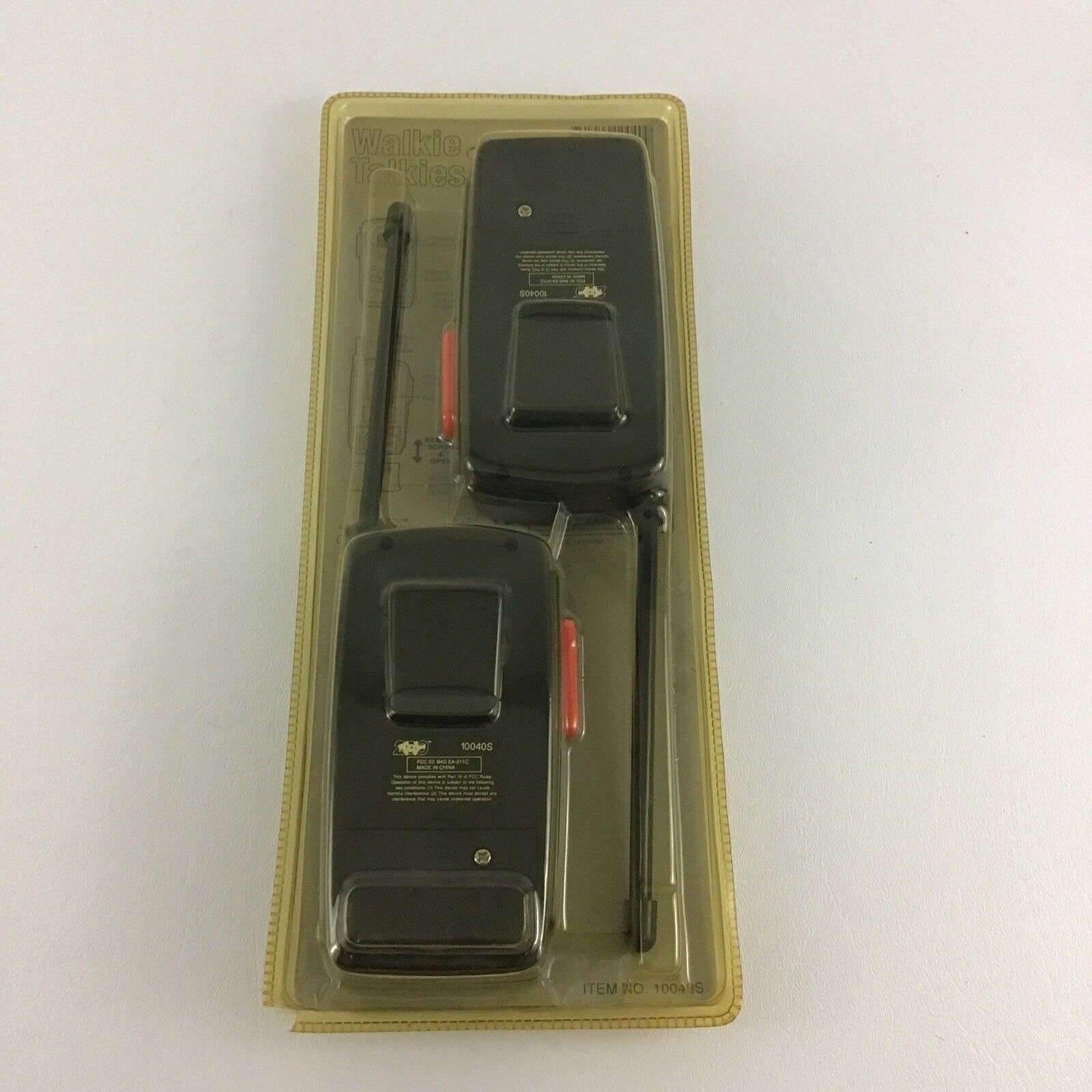 Walkie Talkies Belt Clip Morse Code 2 Way Communication Antenna Vintage ...