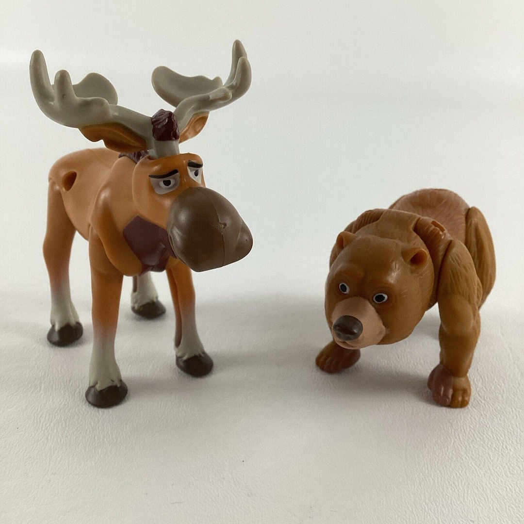 Disney Brother Bear Movie Mcdonald's Figures Rutt Moose Kenai Toy ...