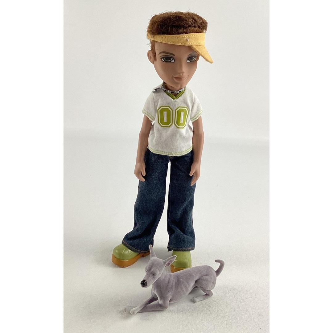 Bratz Boyz Fashion Doll Dylan 10" Figure Norman Pet Dog Lot MGA Vintage ...