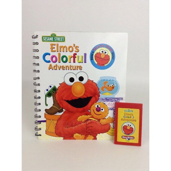 Sesame Street Story Reader Elmo's Colorful Adventure Book - Etsy