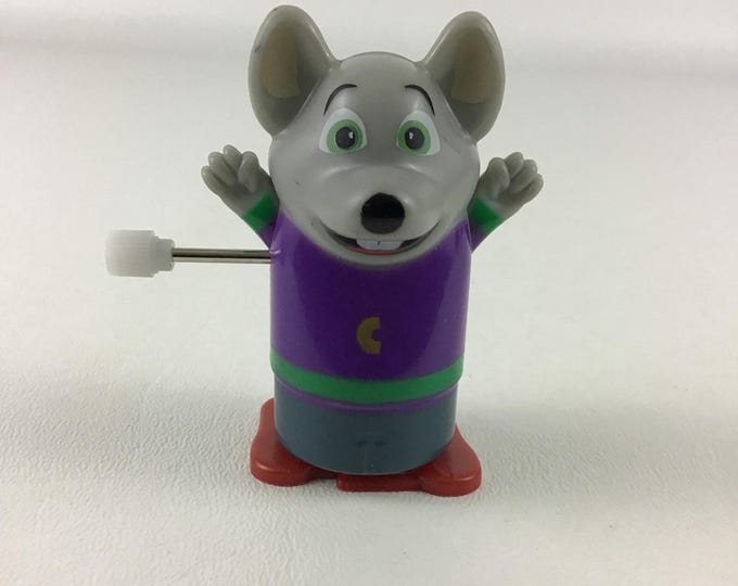 Chuck E Cheese Wind up Walking Mouse Toy Collectible Classic Prize ...