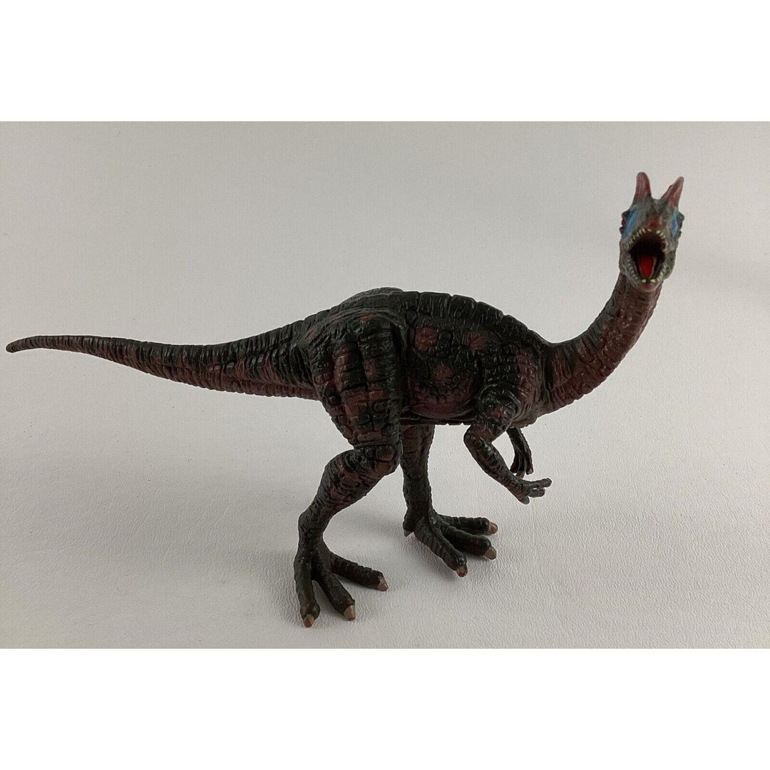 Dinosaur PVC Figures AAA Dilophosaurus Prehistoric Realistic 5" Dino ...
