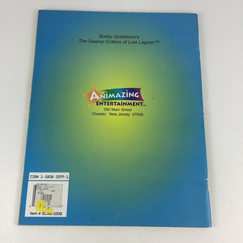 The Swamp Critters of Lost Lagoon Giant Book of Things to Make - Etsy