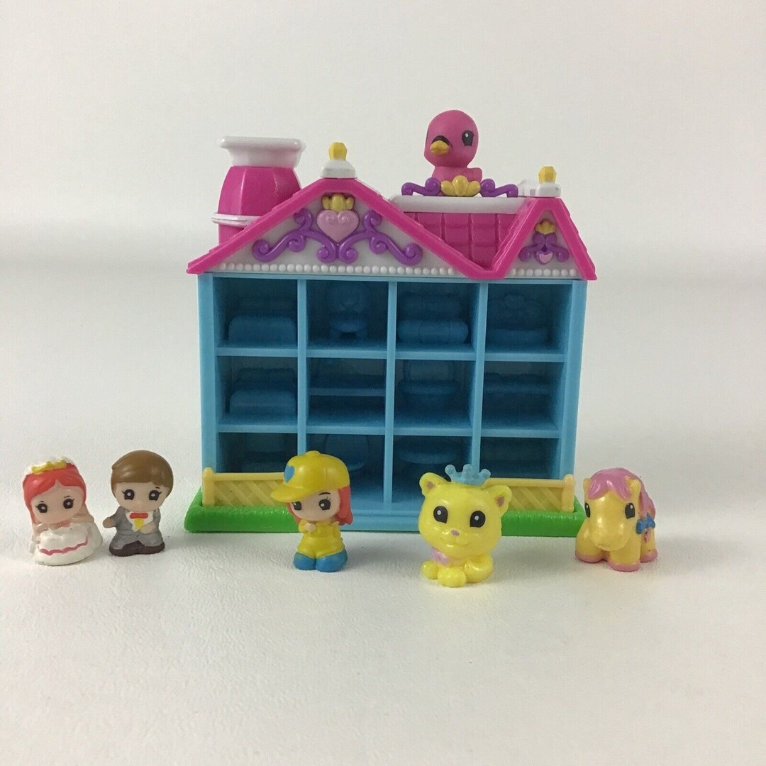 Squinkies Zinkies Miniature Figures House Playset Storage Mini Blip ...