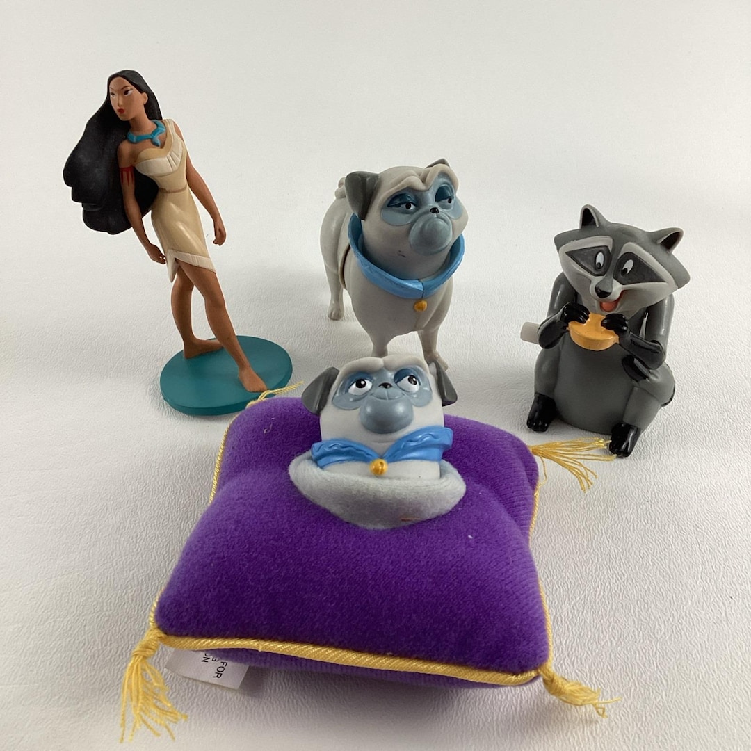 Disney Pocahontas Figures Burger King Toy Lot Finger Puppet Percy Meeko ...