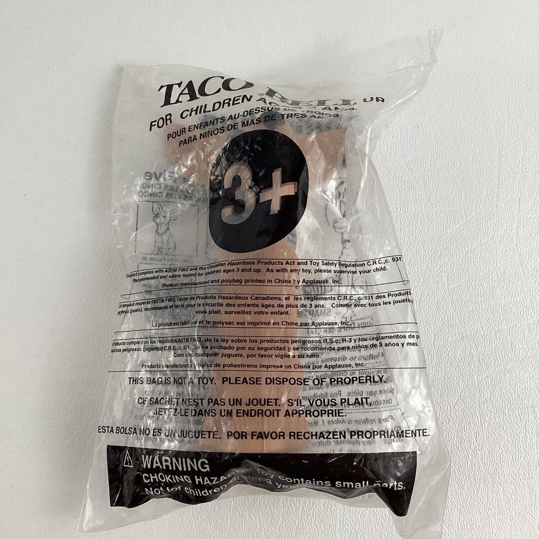 Taco Bell Chihuahua Kids Meal Toy Candy Dispenser Smarties Holder ...