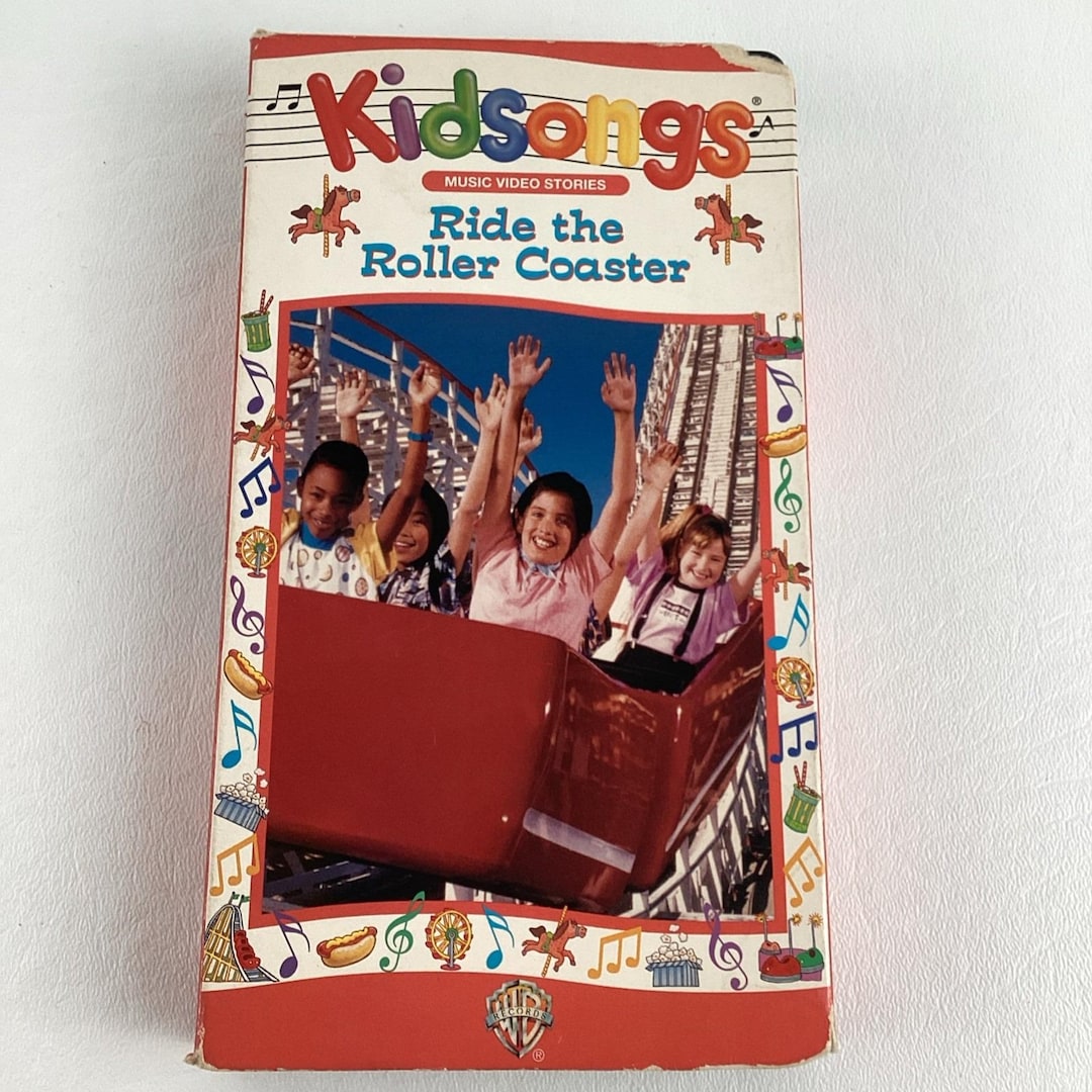 Kidsongs VHS Tape Music Video Stories Ride the Roller Coaster Vintage ...