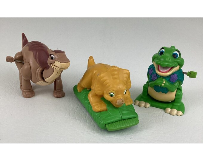 Land Before Time Burger King Kids Club Figure Lot Ducky Cera Littlefoot ...