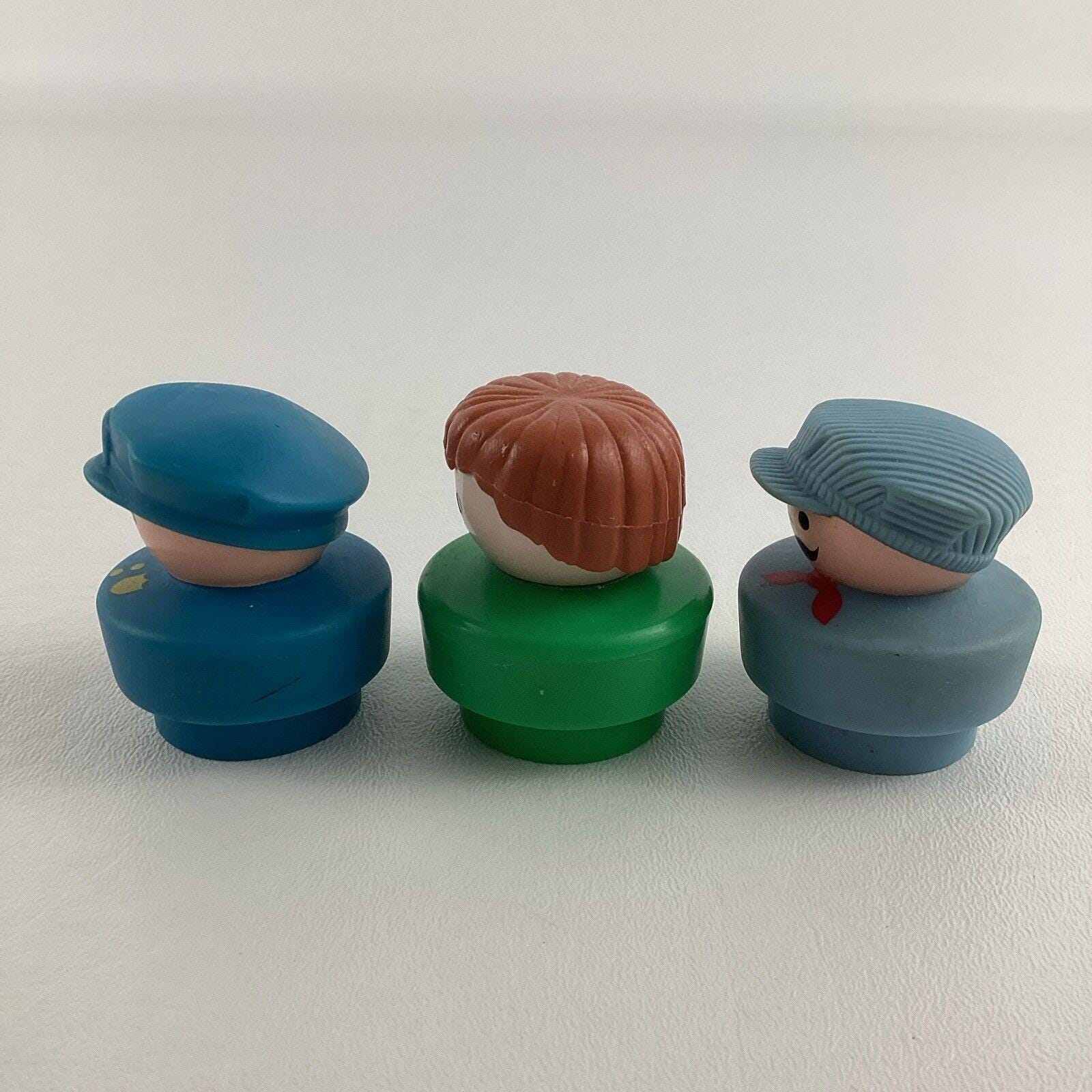Fisher Price Little People Chunky Figures Conductor Police Officer ...