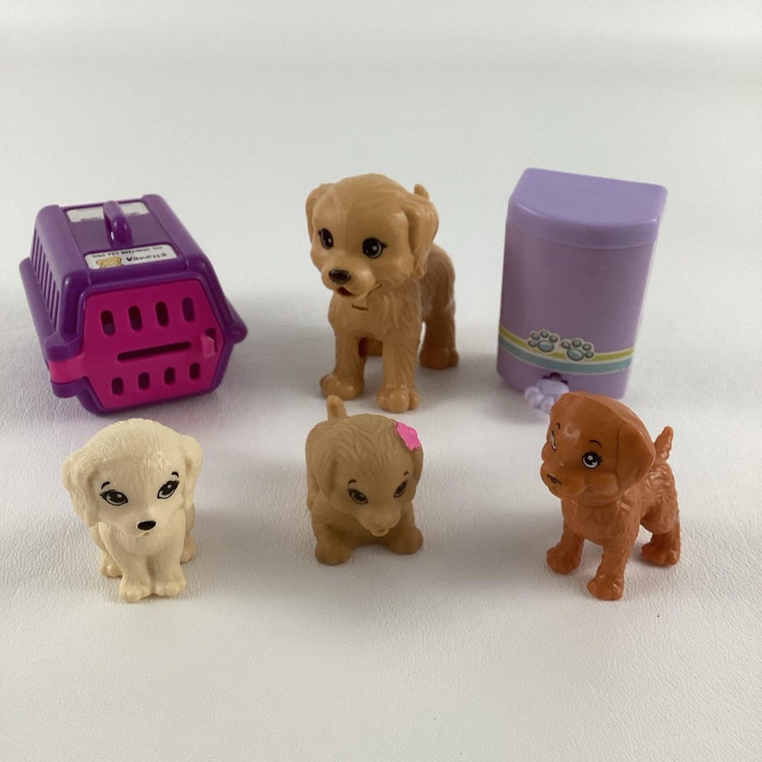Barbie Doll Doggy Daycare Potty Training Pups Playset Pet Carrier Trash ...