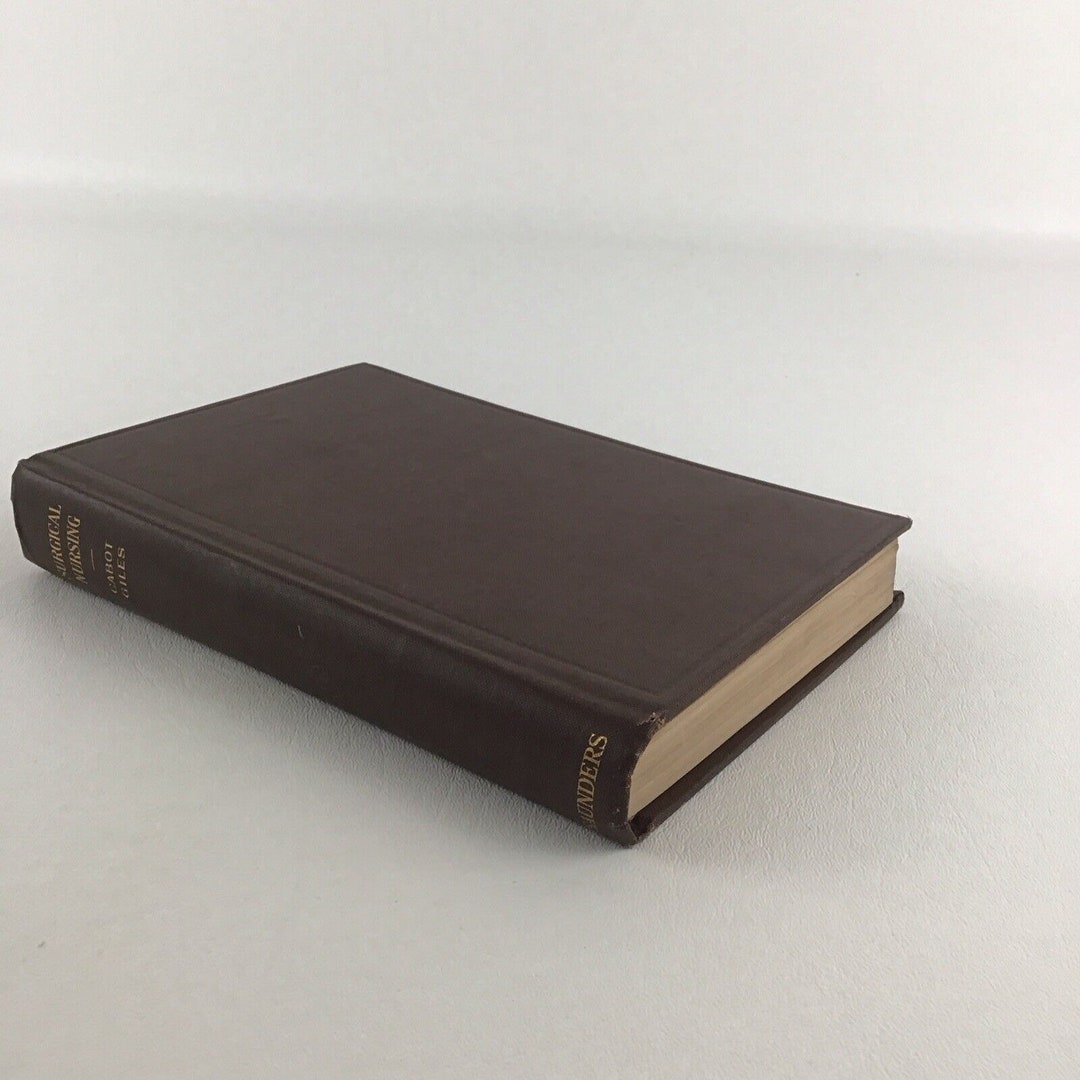 Surgical Nursing Book Vintage 1932 Hugh Cabot Mary Dodd Giles Medical ...