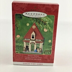 Hallmark Keepsake Ornament Service Station #18 Nostalgic Houses Shops ...