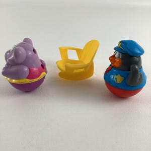 Playskool Weebles Roly Poly Figures Ballet Elephant Penguin Vintage ...