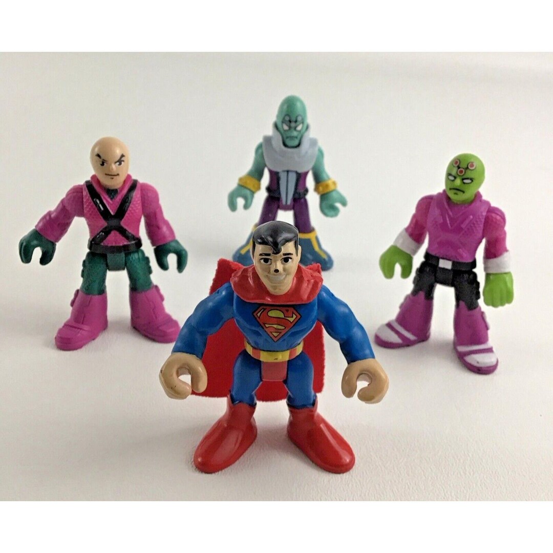 Fisher Price Imaginext DC Comics Superman Lex Luthor Brainiac Figure ...