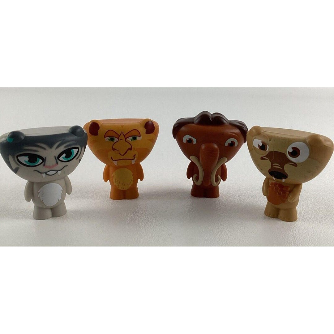Ice Age Continental Drift Mcdonalds Mini Action Figure Toy Lot Scrat ...