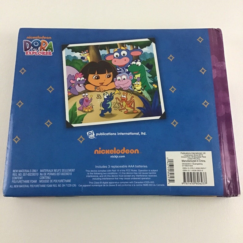 Nickelodeon Dora the Explorer Record A Story Book Exploring - Etsy