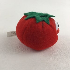 Veggie Tales Bob Tomato Finger Puppet Topper Plush Stuffed Vintage 90s ...