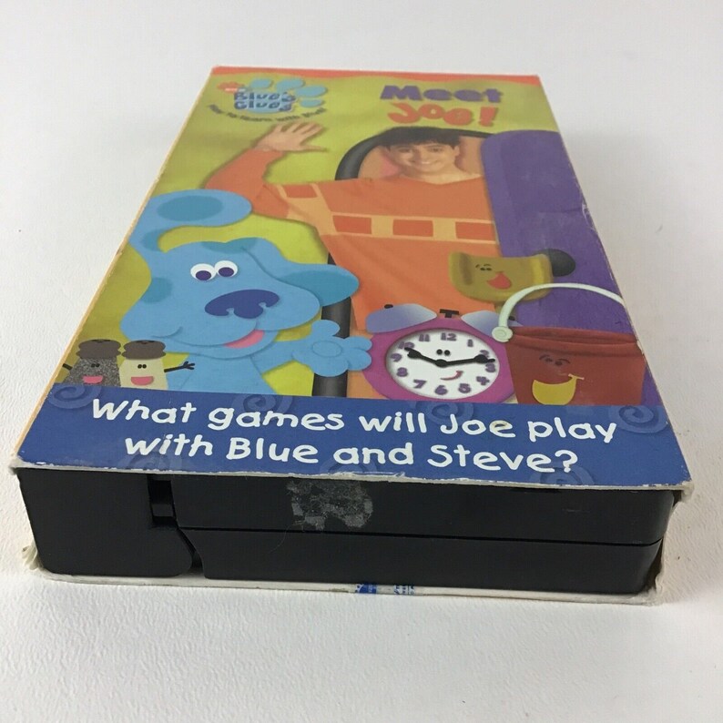 Blue's Clues Meet Joe VHS Tape Nick Jr Play to Learn - Etsy