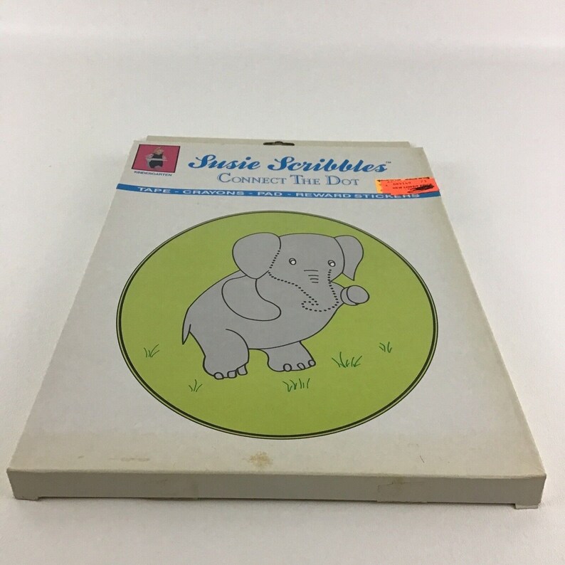 Susie Scribbles Connect the Dot Tape Crayons Pad Reward Stickers ...
