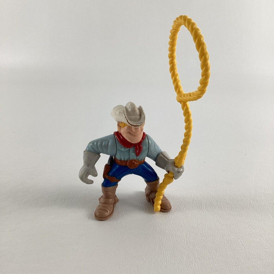 Fisher Price Great Adventures Rustler Roundup Cowboy Figure Lasso ...