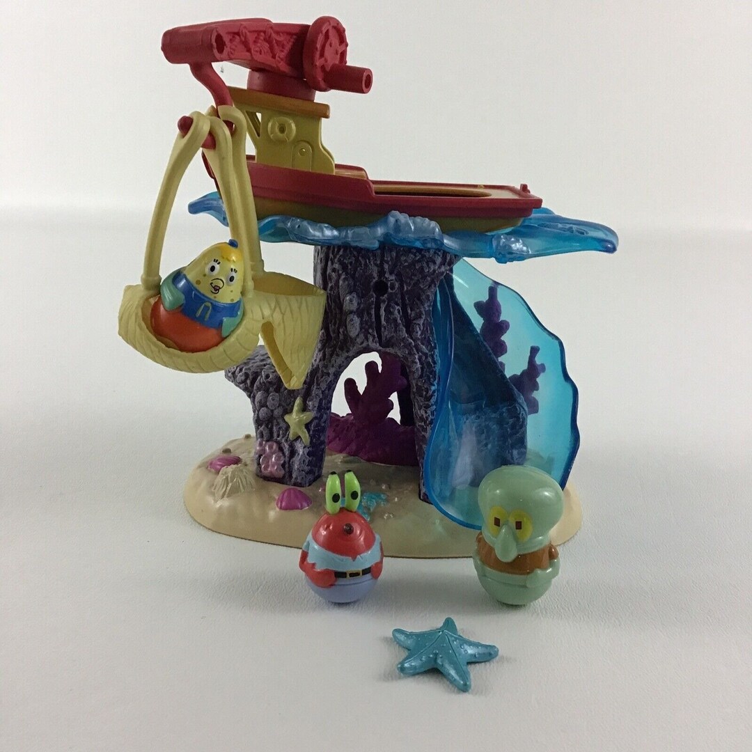 Disney Pixar Finding Nemo Fishing Boat Escape Playset W Spongebob ...