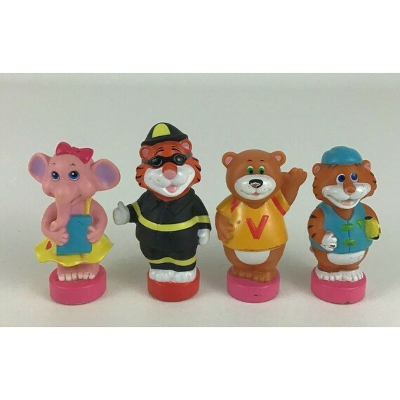 Baby Genius Sing Along Bus Figures 4pc Lot Toys Vinko Rosie | Etsy