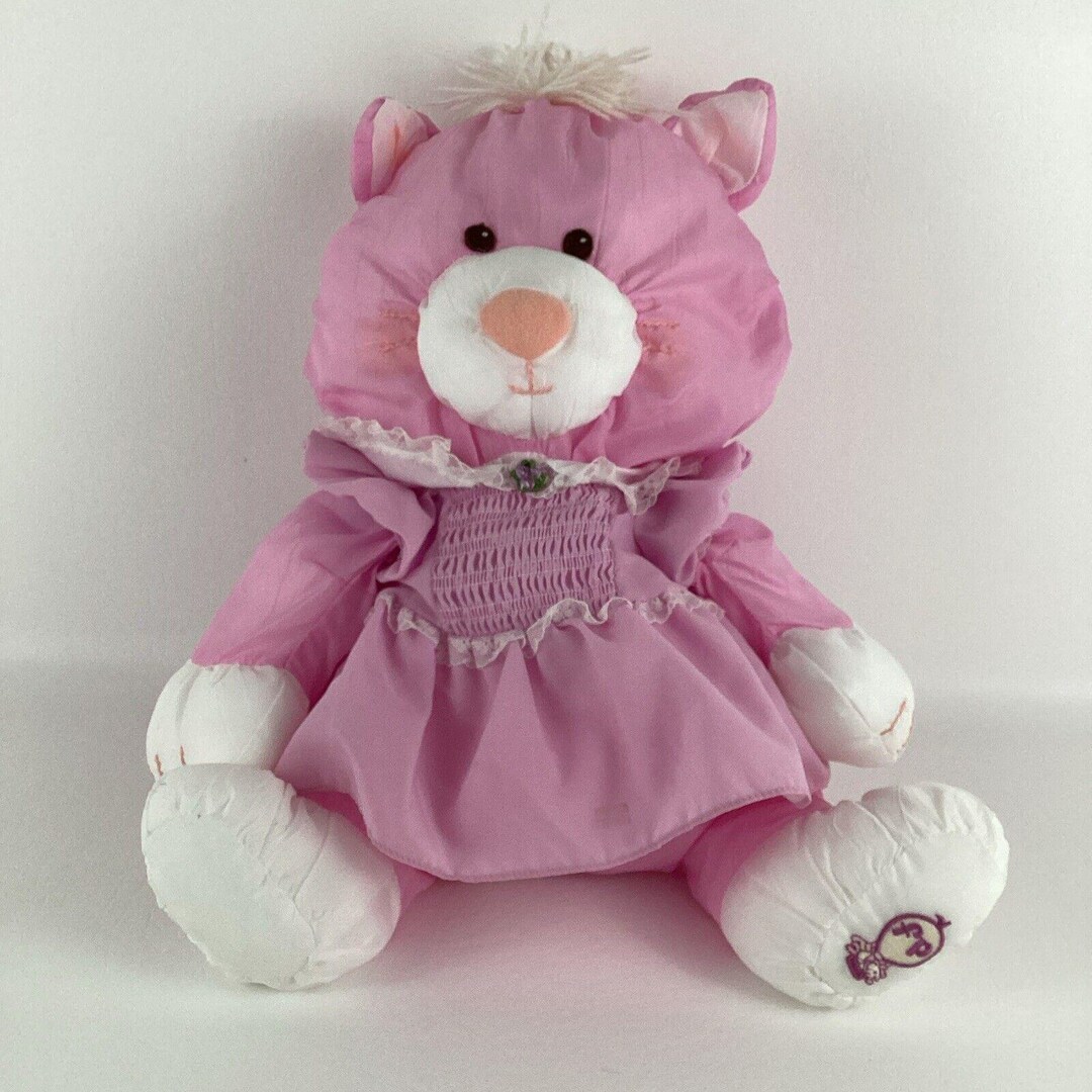 Fisher Price Puffalumps Kitty Cat 16 Plush Animal Stuffed Doll Toy ...