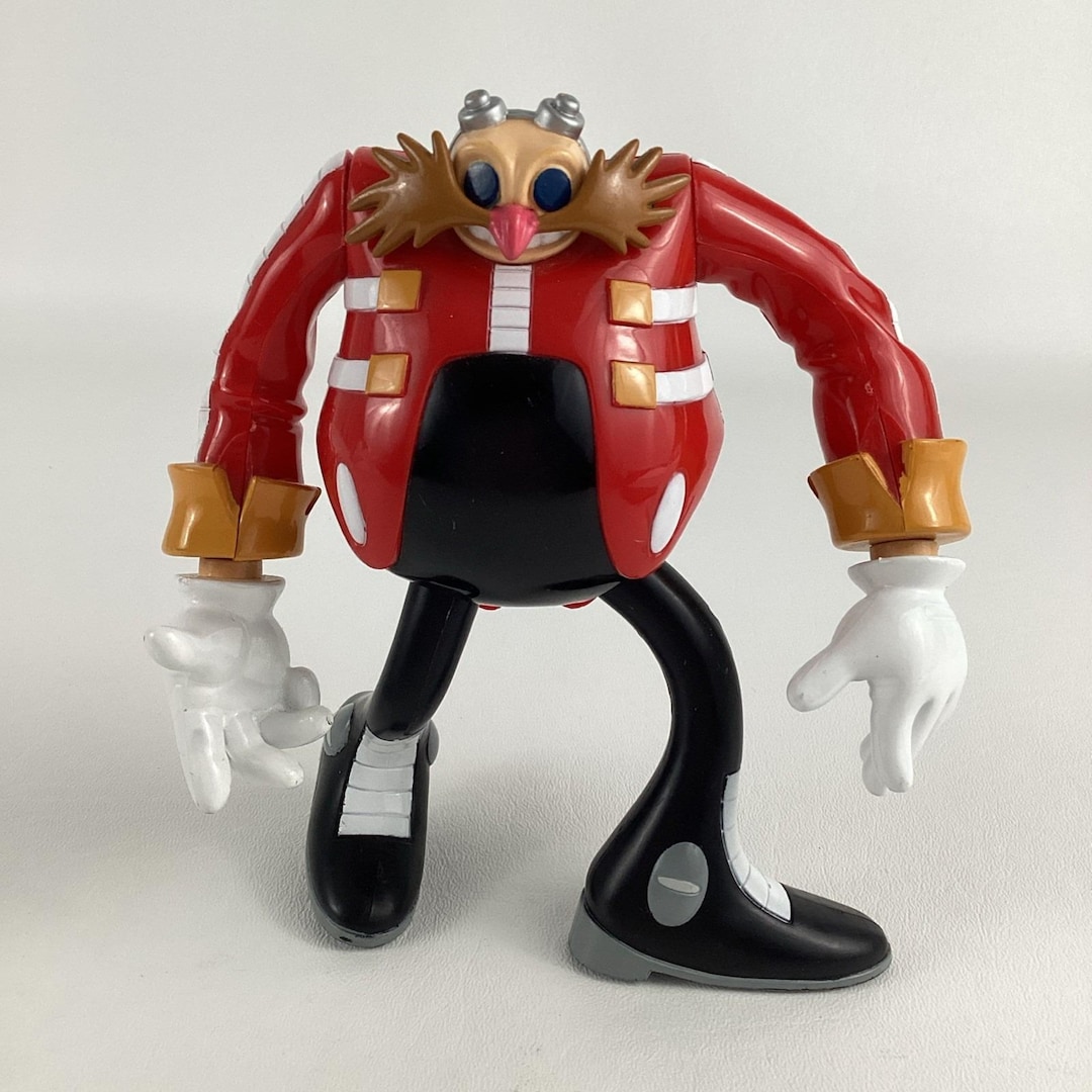 Sega Sonic the Hedgehog Dr. Eggman 6" Bendable Figure Vintage 2000 Toy ...
