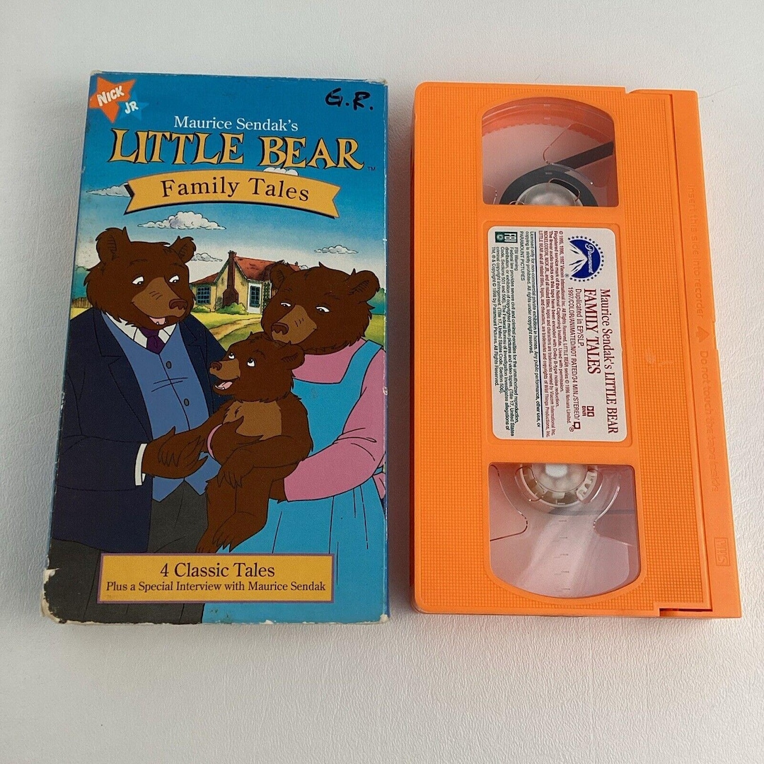 Little Bear Family Tales VHS Tape Animated Nick Jr Maurice Sendak ...