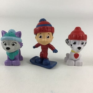 Paw Patrol Artic Winter Snow Rescue Pups Mini 2" PVC Figures 8pc Lot ...