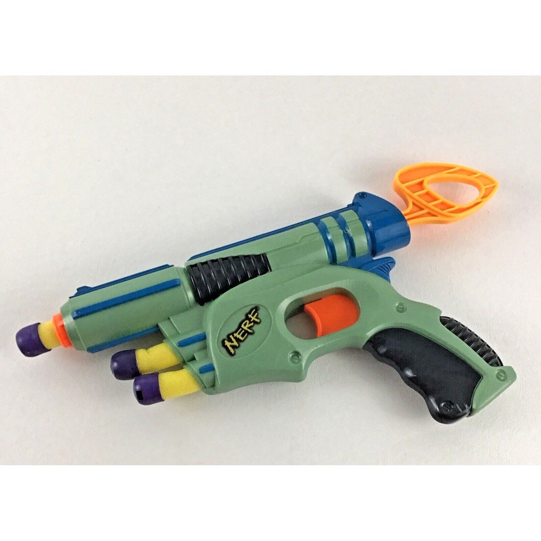 Nerf Tech Target Eliminator Single Fire Blaster Gun Soft Dart Toy ...