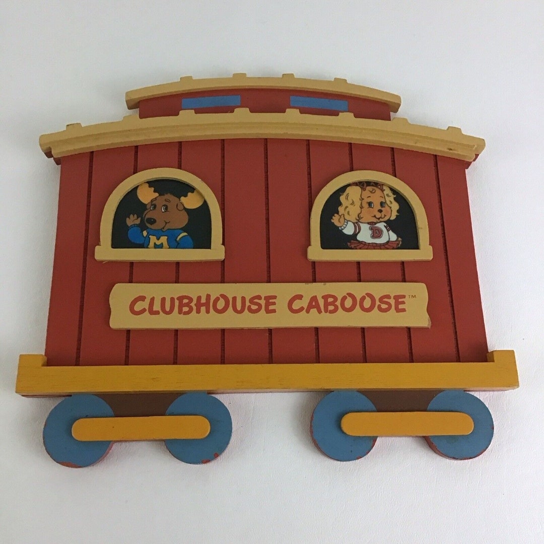 The Get Along Gang Clubhouse Caboose Secret Wooden Wall Hang AG Vintage ...