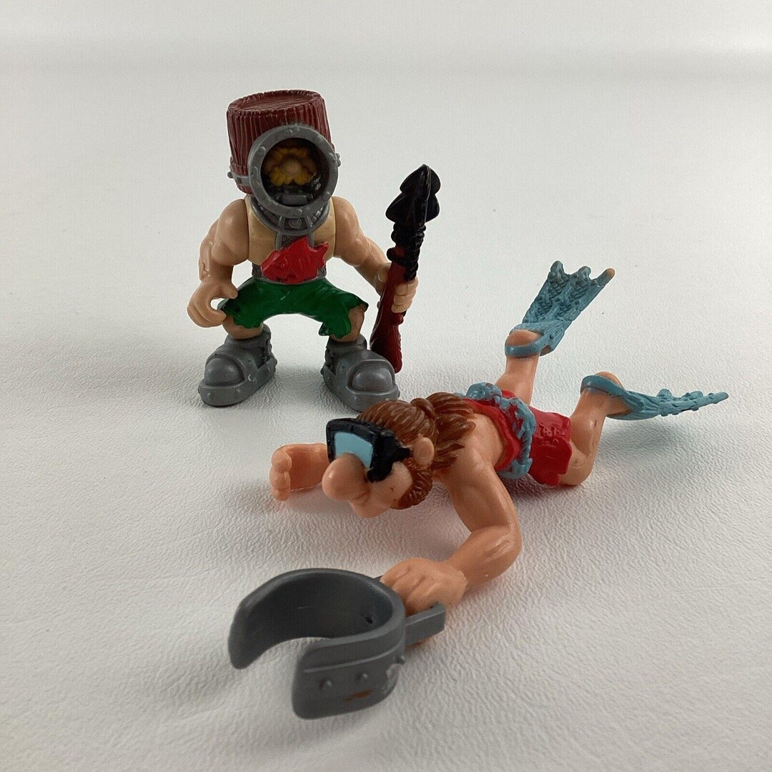Fisher Price Great Adventures Deep Sea Divers Scuba Figures Lot Vintage ...