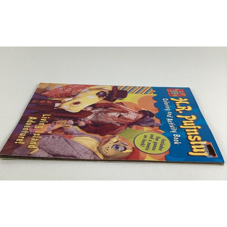 H.R. Pufnstuf Coloring Activity Book Vintage World Sid Marty Krofft ...